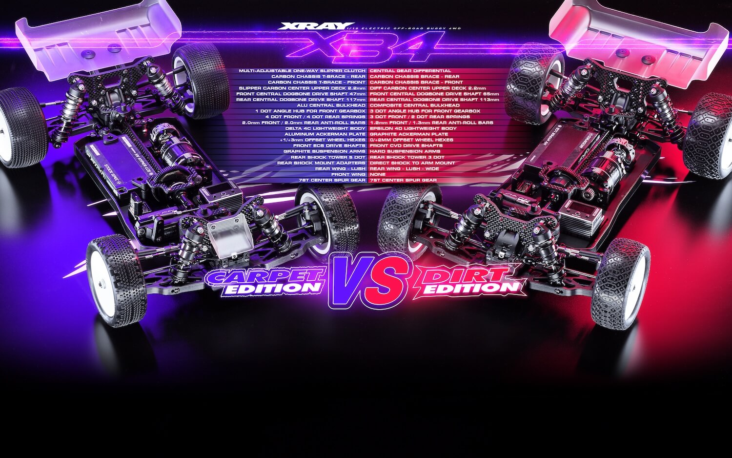 XRAY XB4D'26 - Dirt Edition - 4WD 1/10 Electric Off-Road Car | MIBOSPORT